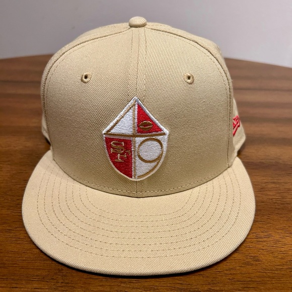 New Era | Accessories | San Francisco 49ers New Era Tan And Red 59fifty ...